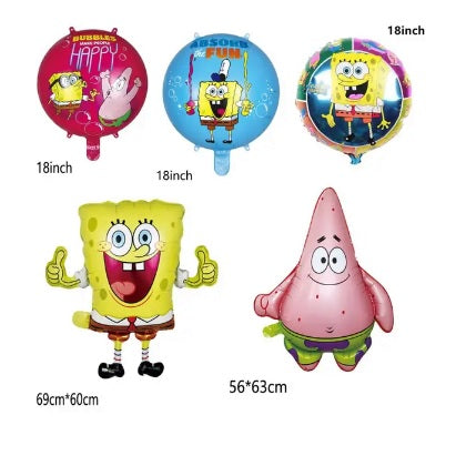 5pcs Spongebob Squarepants Balloons – Perfectpartiesnz