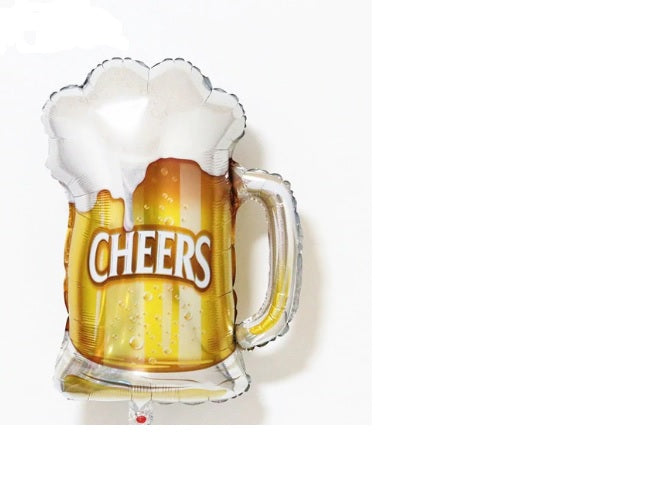 Beer Mug balloon - foil - Adult Party – Perfectpartiesnz