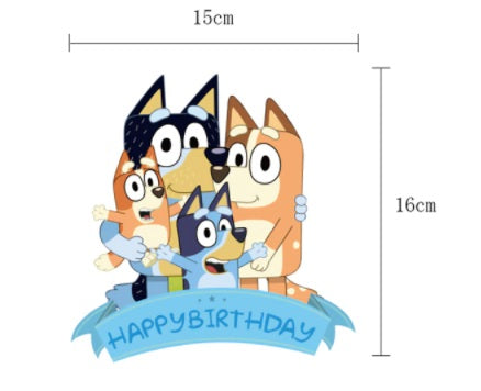 Blue Heeler cake topper – Perfectpartiesnz
