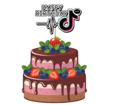 Tick Tock Cake topper - Style A – Perfectpartiesnz